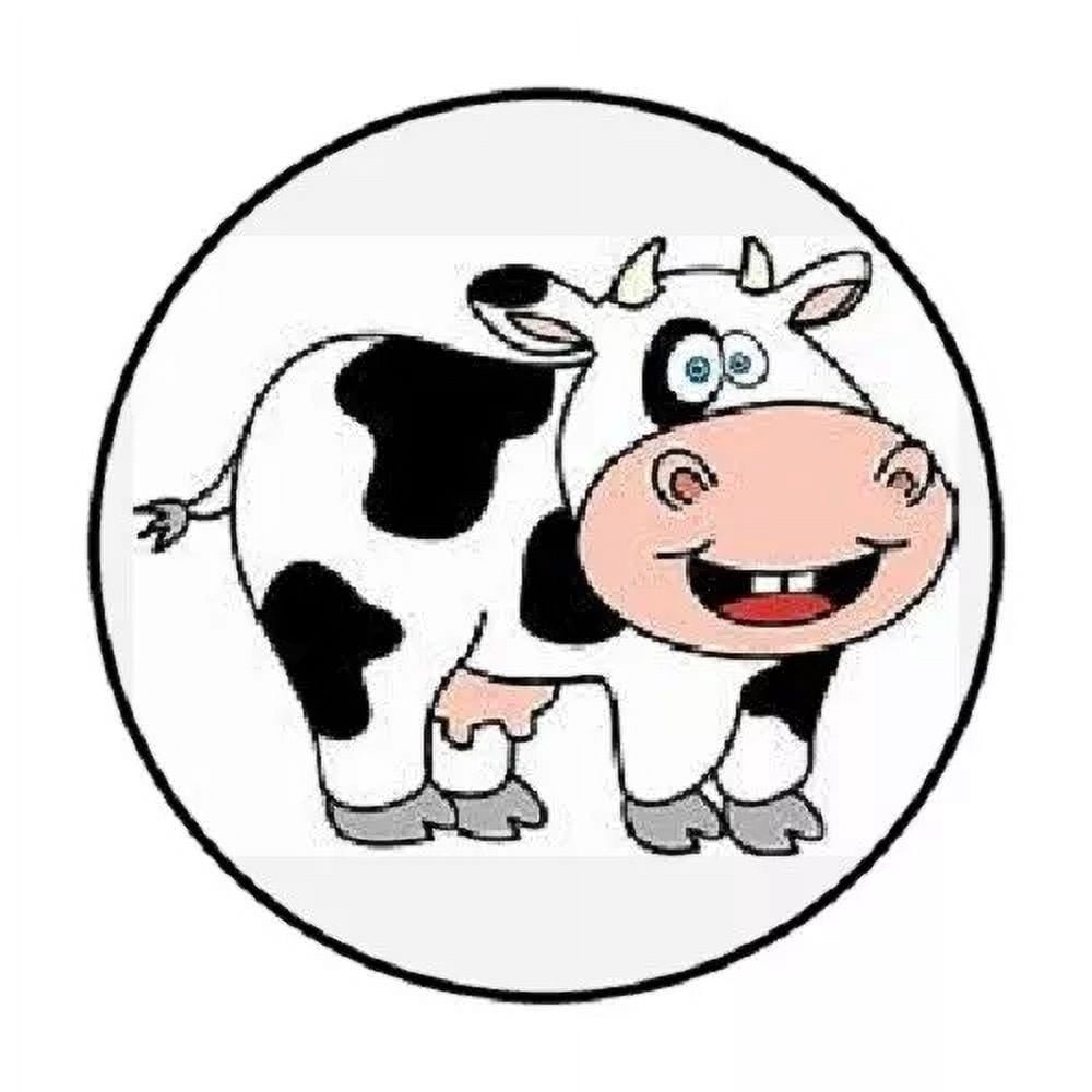 Black And White Cow Sticker Phone Decal Water Bottle Stickers Car ...