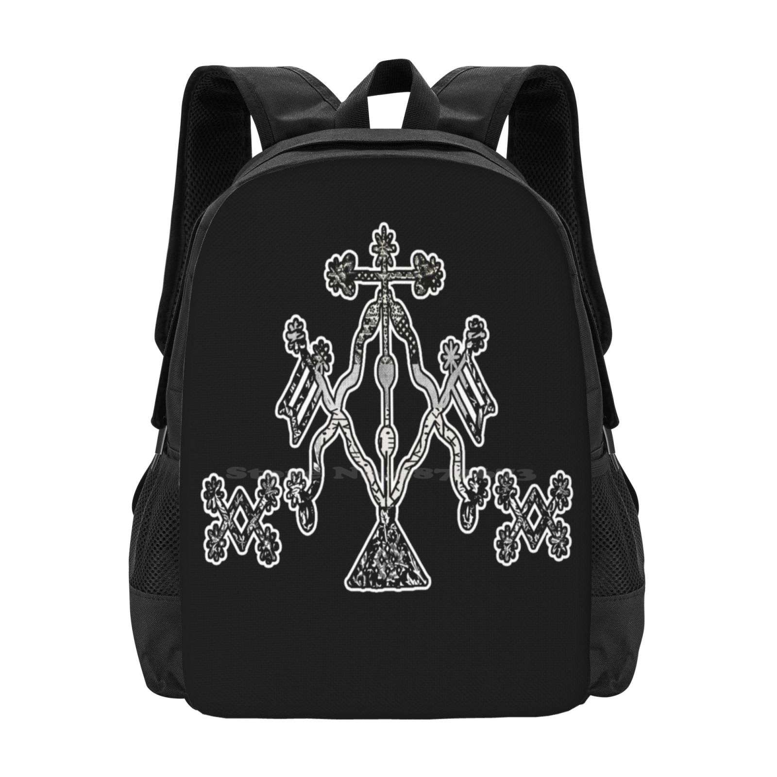 Black And White Damballah Hot Sale Backpack Fashion Bags Papa Damballah ...