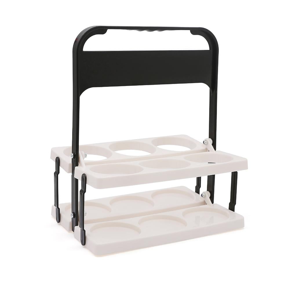 Black And White (E)$ Foldable Double Color Plastic Beer Basket Mixed ...