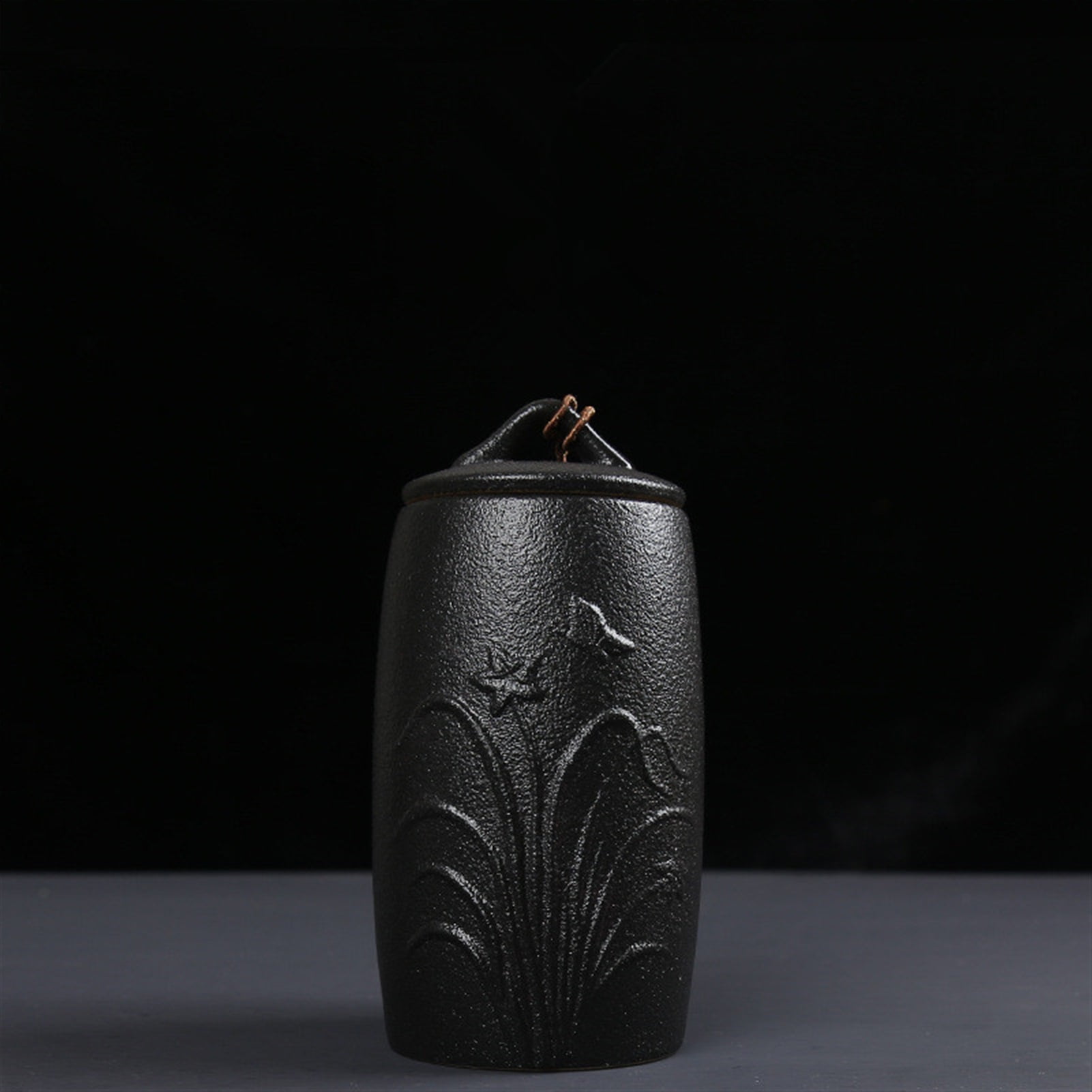 Black And White Funeral Ashes Jar Urn For Cremation Pet Ashes Holder ...