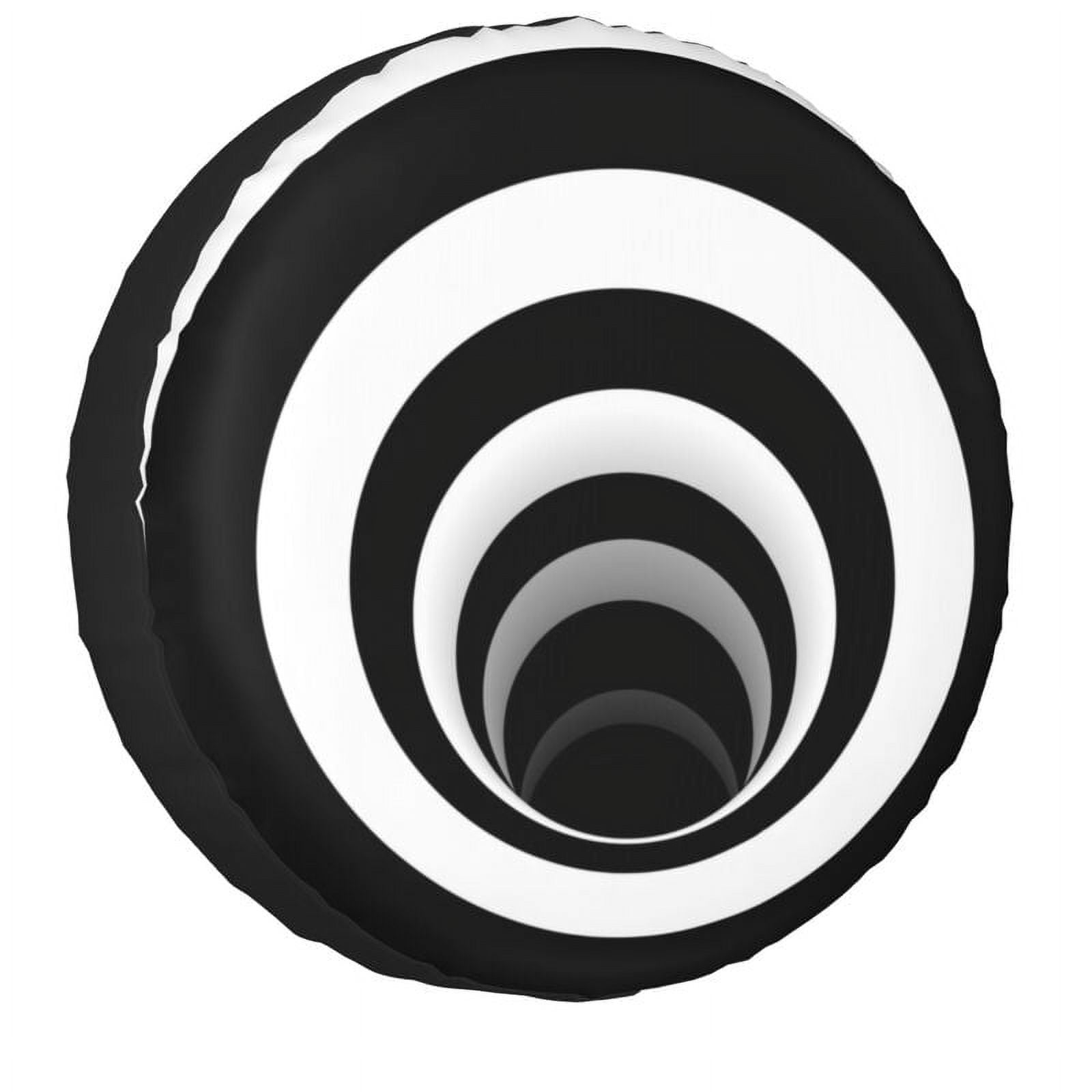 Black And White Geometry Tire Cover 4WD 4x4 Trailer Geometric Spare ...