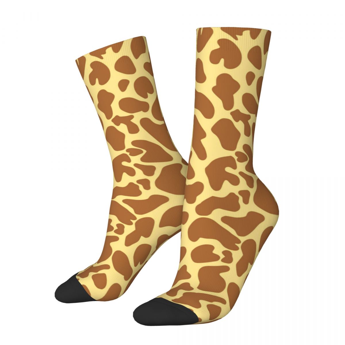 Black And White Giraffe Socks Autumn Animal Spots Print Stockings Casual Women Socks Print ...