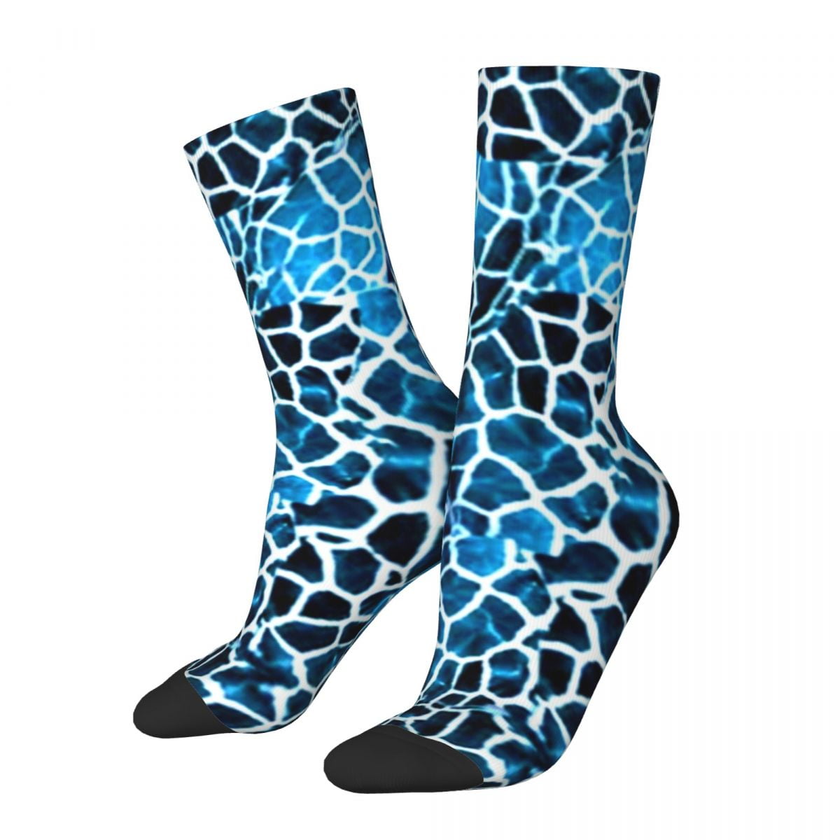 Black And White Giraffe Socks Autumn Animal Spots Print Stockings Casual Women Socks Print ...