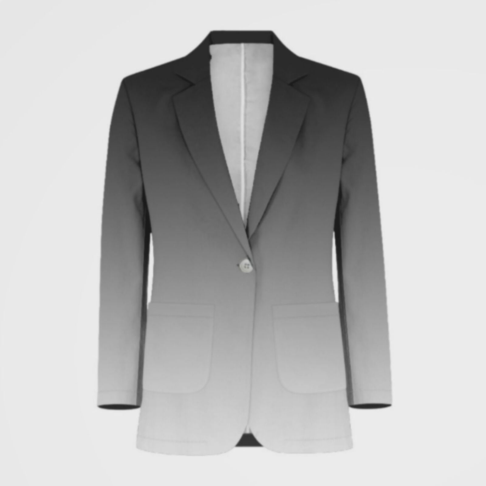 Black And White Gradient-01 Men Blazers Slim Clothing Summer Jacket Man ...