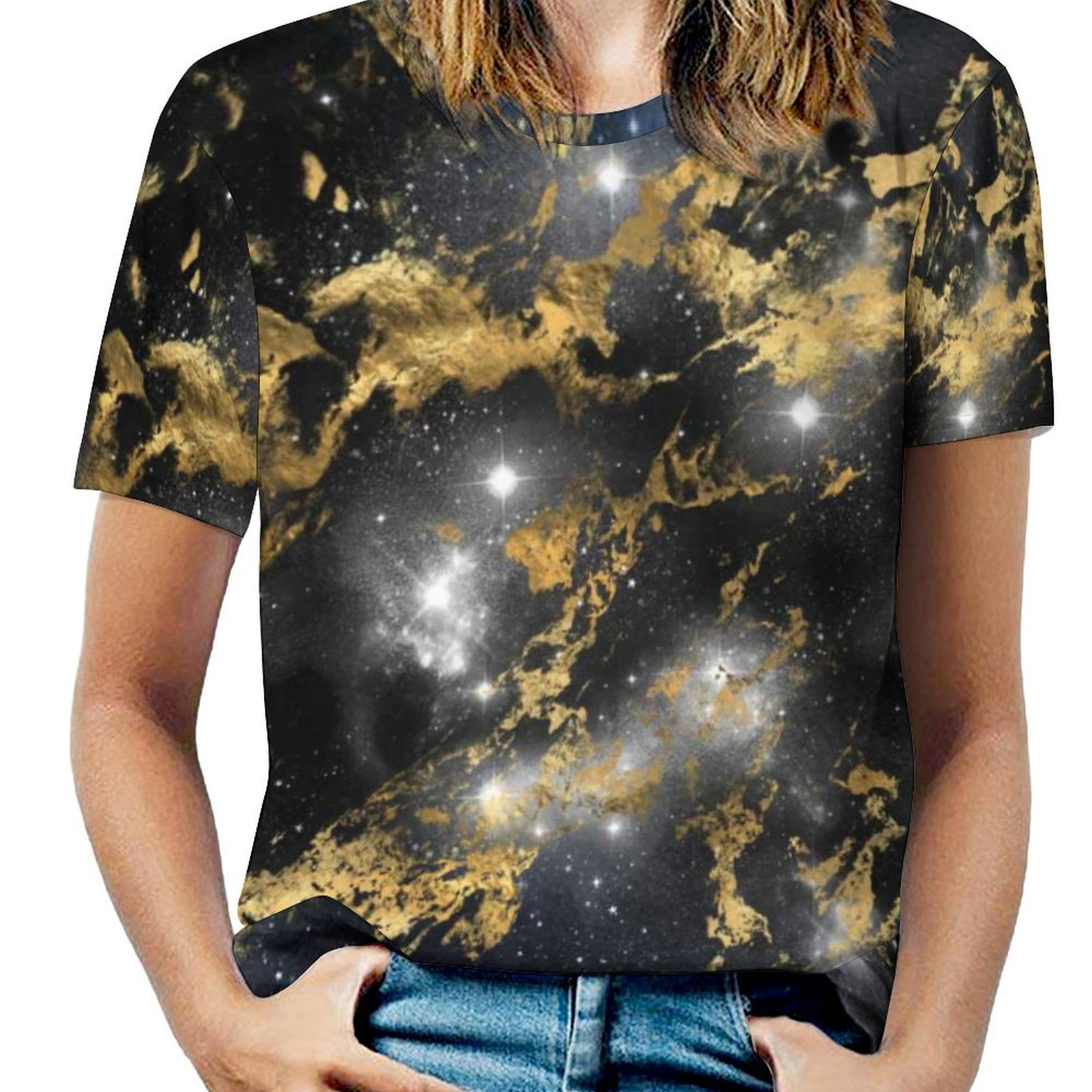 Black And White Marble T Shirt Visual Contrast Stripe Abstract Vintage ...