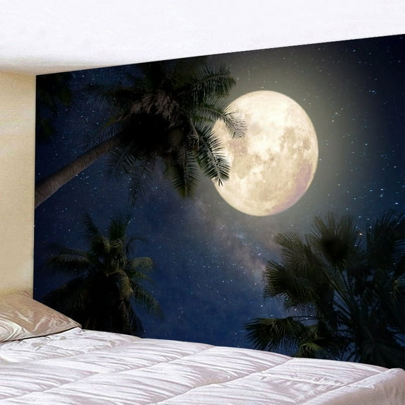 Black And White Moon Sun Mandala Tapestry Bohemian ration Wall Hanging ...