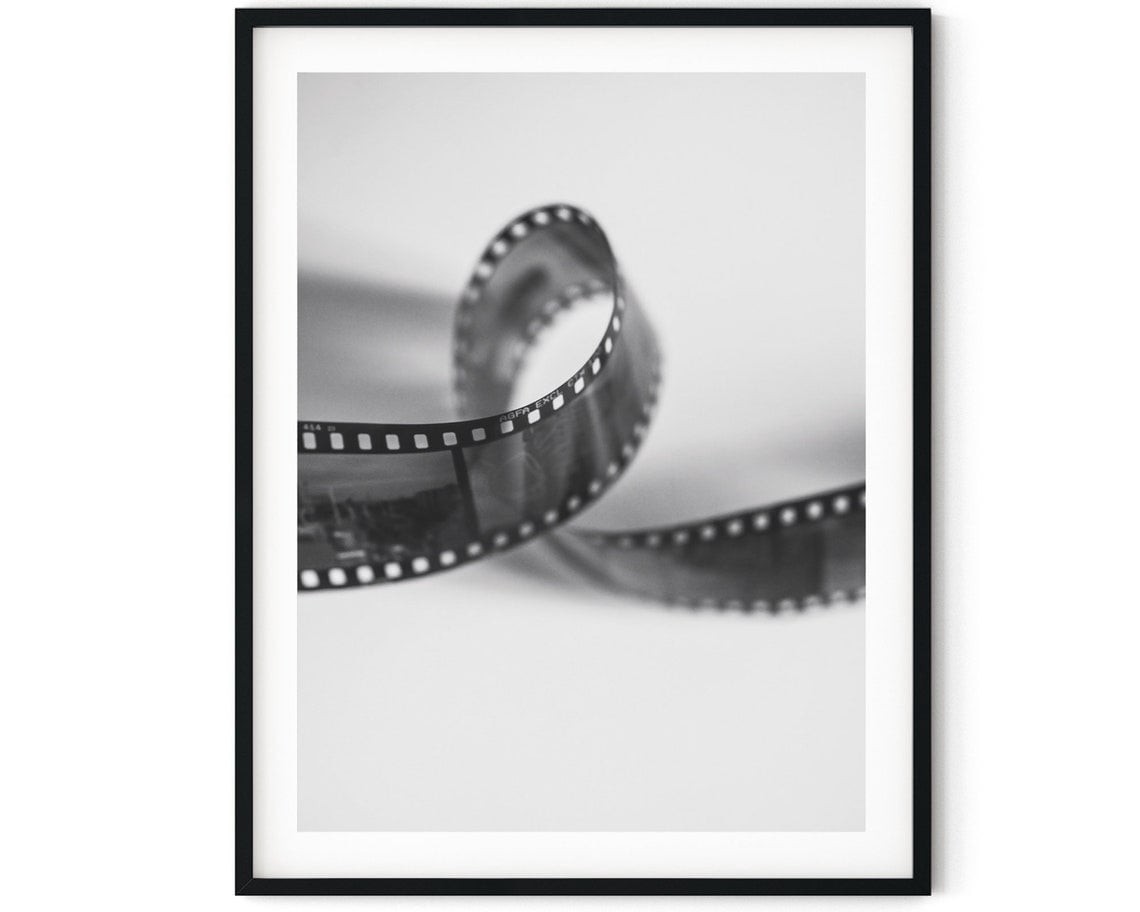 Black And White Photo Wall Art Print Film Negative Poster Wall Art ...