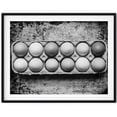 Black And White Photo Wall Art Print One Dozen Eggs Poster Wall Art ...