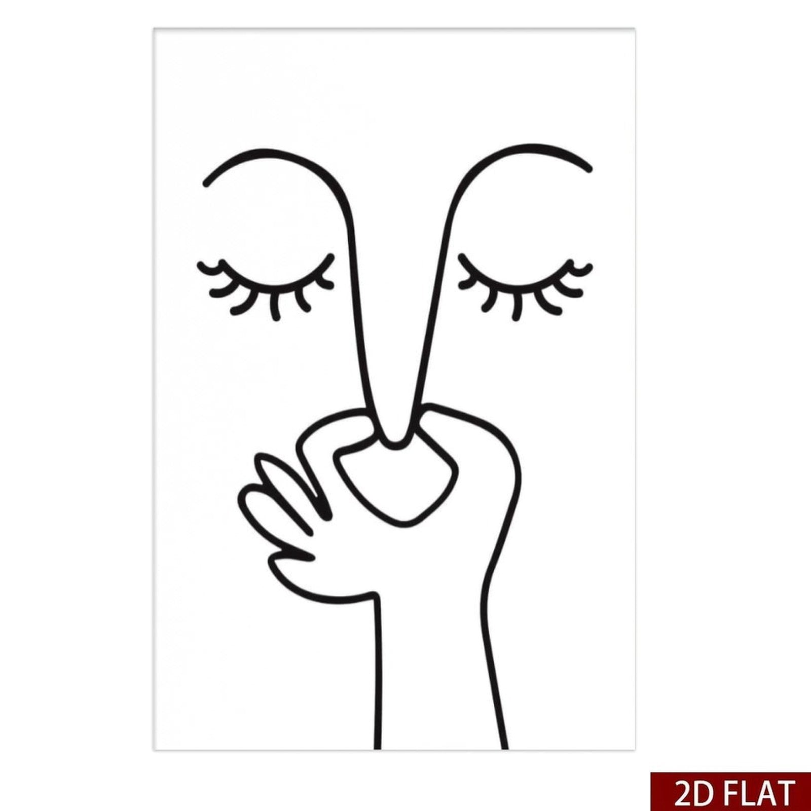 Black And White Poster Bathroom Wall Decor Bad Smell Humorous Wall Art ...