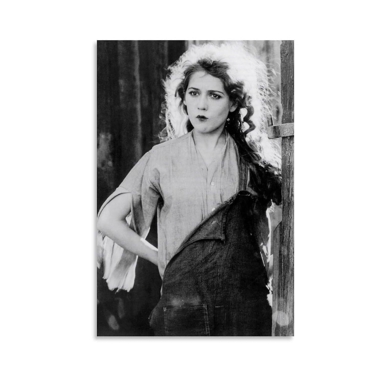 Black And White Poster Mary Pickford Poster Canvas Painting for Living ...