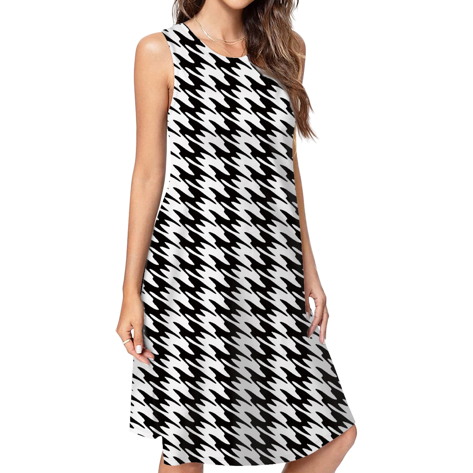 Black And White Ripple Dress Elegant Party Dresses Evening Dresses ...