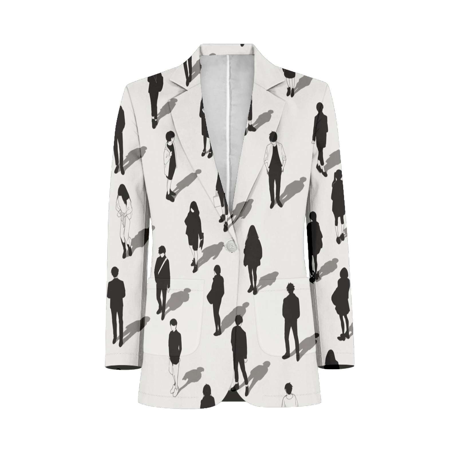 Black And White Simple Graffiti Men Blazers Slim Clothing Summer Jacket ...