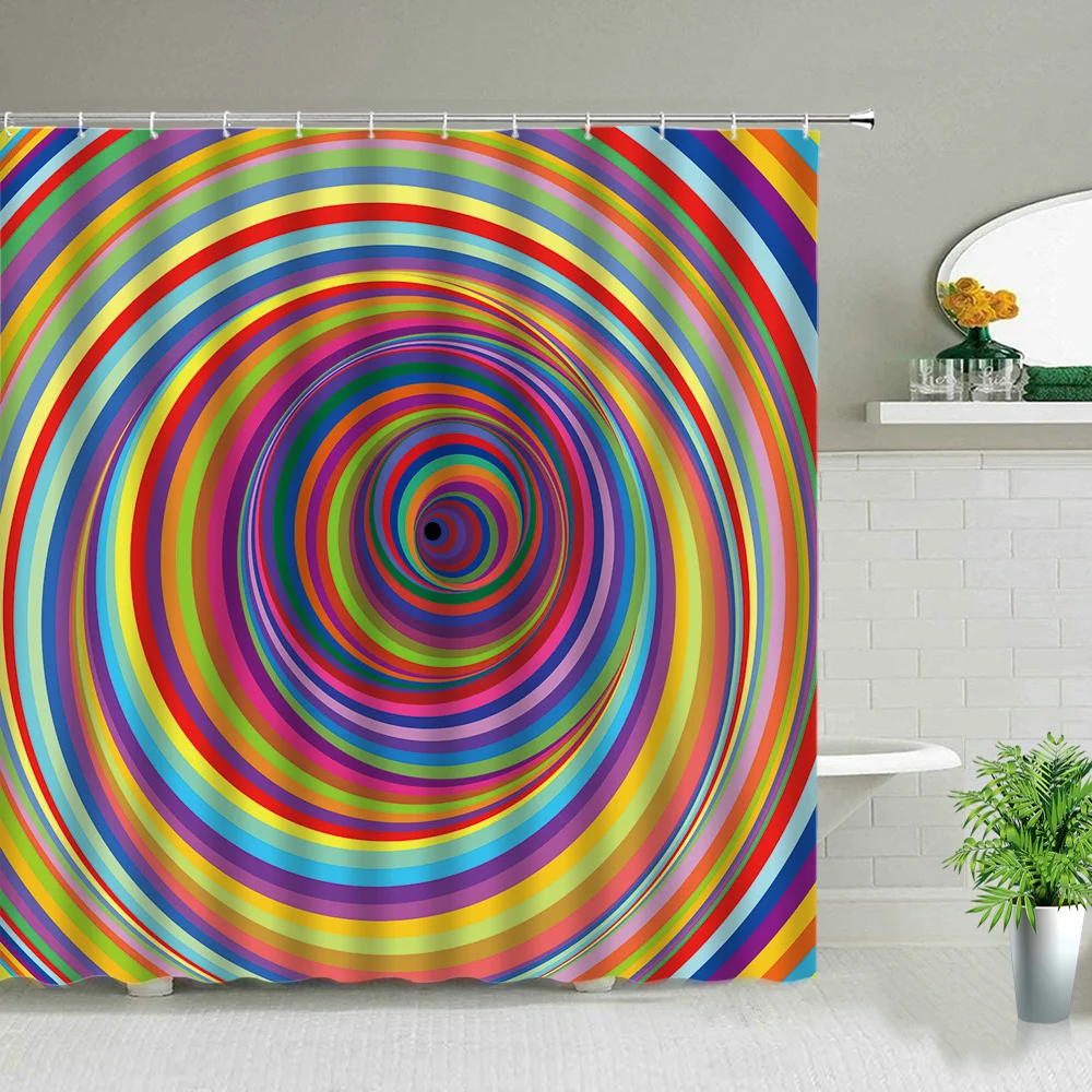 Black And White Stripes Shower Curtains Geometry For Bathroom r Screen ...