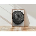 Black And White Tree Ring Rustic Wood Slice Wall Decor, Unframed Poster ...