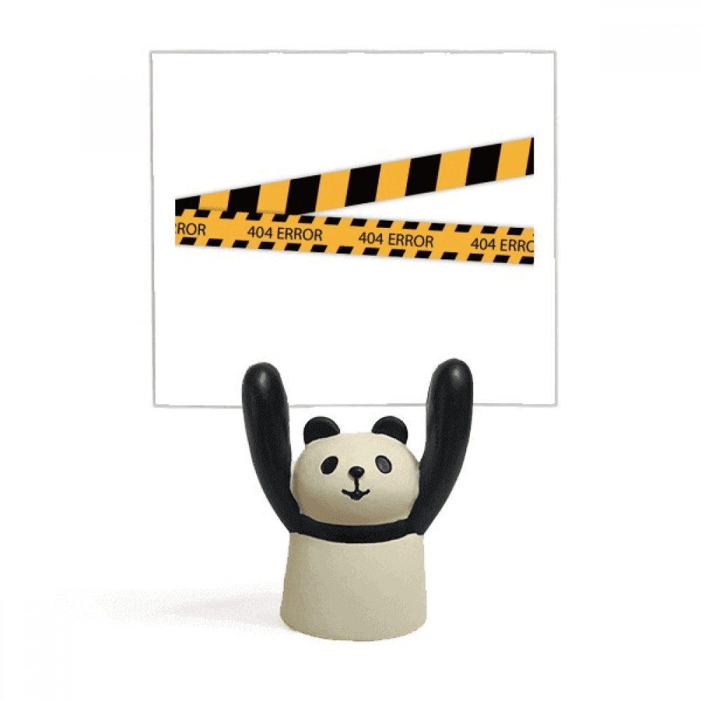 Black And Yellow Strips Erro Warning Line Memo Holder Cartoon Animal ...