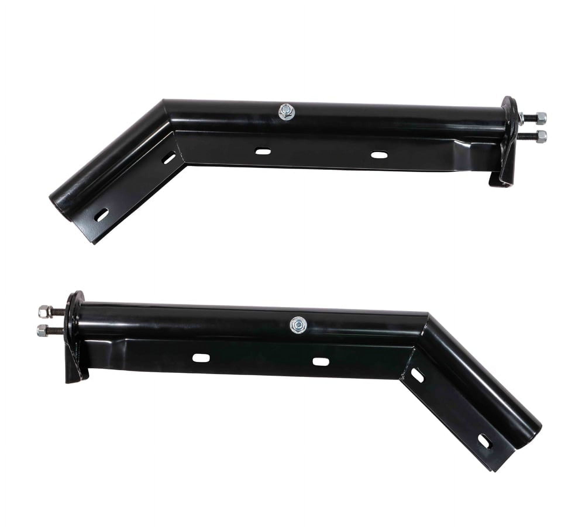 Black Angled Spring Loaded Mud Flap Hanger Bracket Set 28" Length - 1-1 ...