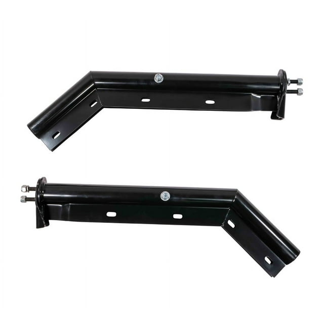 Black Angled Spring Loaded Mud Flap Hanger Bracket Set 28" Length - 1-1 ...