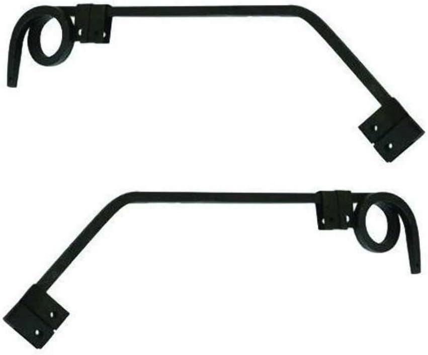 Black Angled Spring Steel Mud Flap Hanger - 1 Coil Pair | F247592 ...