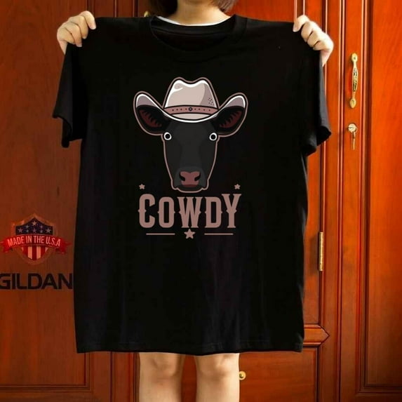 Black Angus Cow Western Farm Cowboy Funny Rancher Meme T shirt Graphic ...
