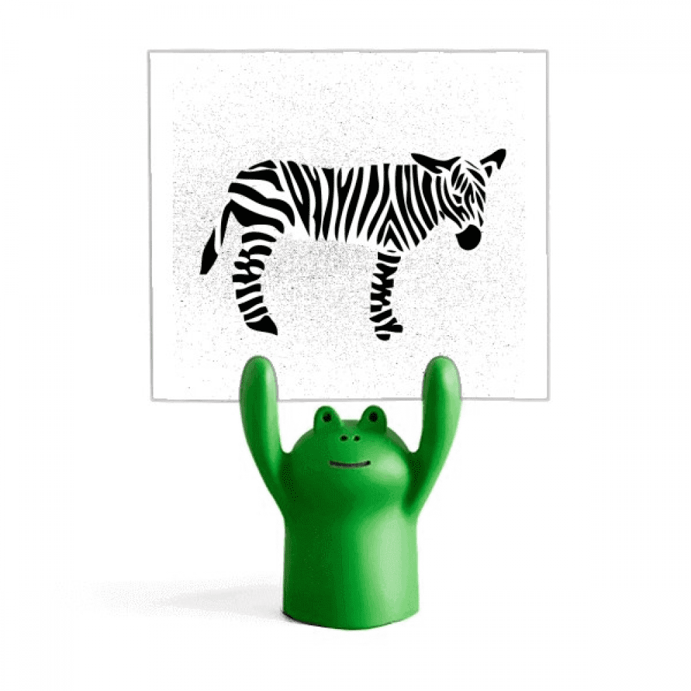 Black Animal Pinto Outline Natural Memo Holder Cartoon Animal Frog ...