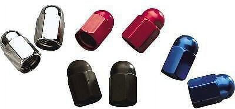 Black Anodized Valve Stem Cap - Walmart.com