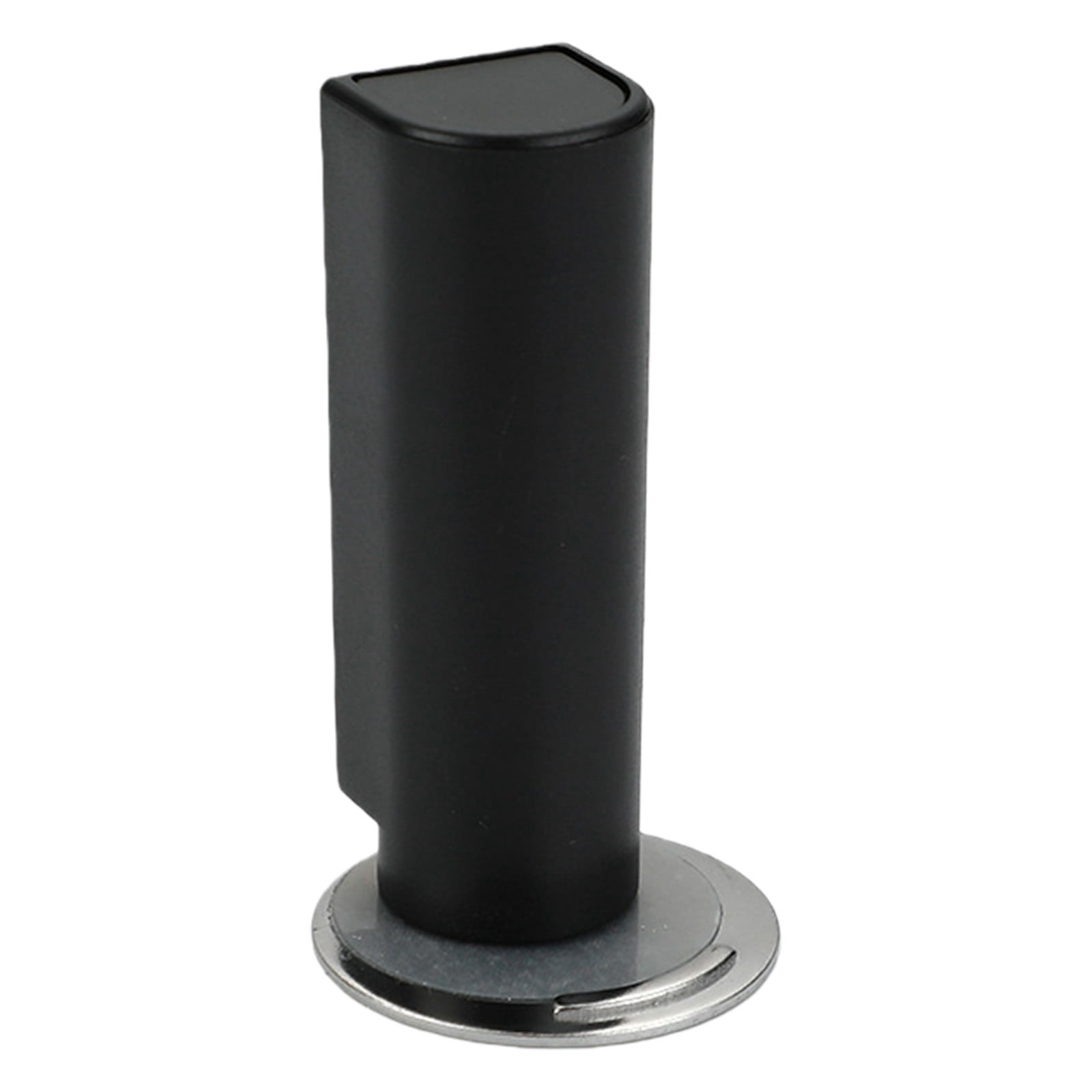Black Anti-Collision,No-Drill Bathroom Glass Door Stop,No Drill Strong ...