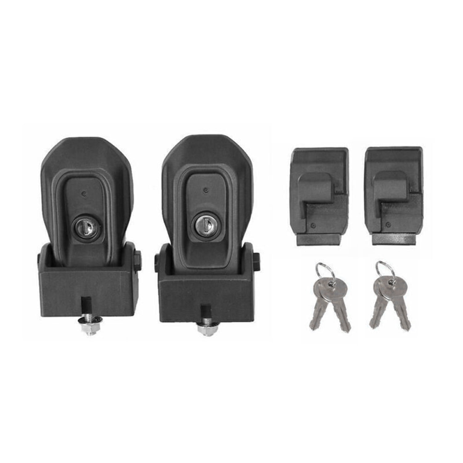 Black-Anti-Theft Hood Latches for Jeep Wrangler, Car Exterior ...