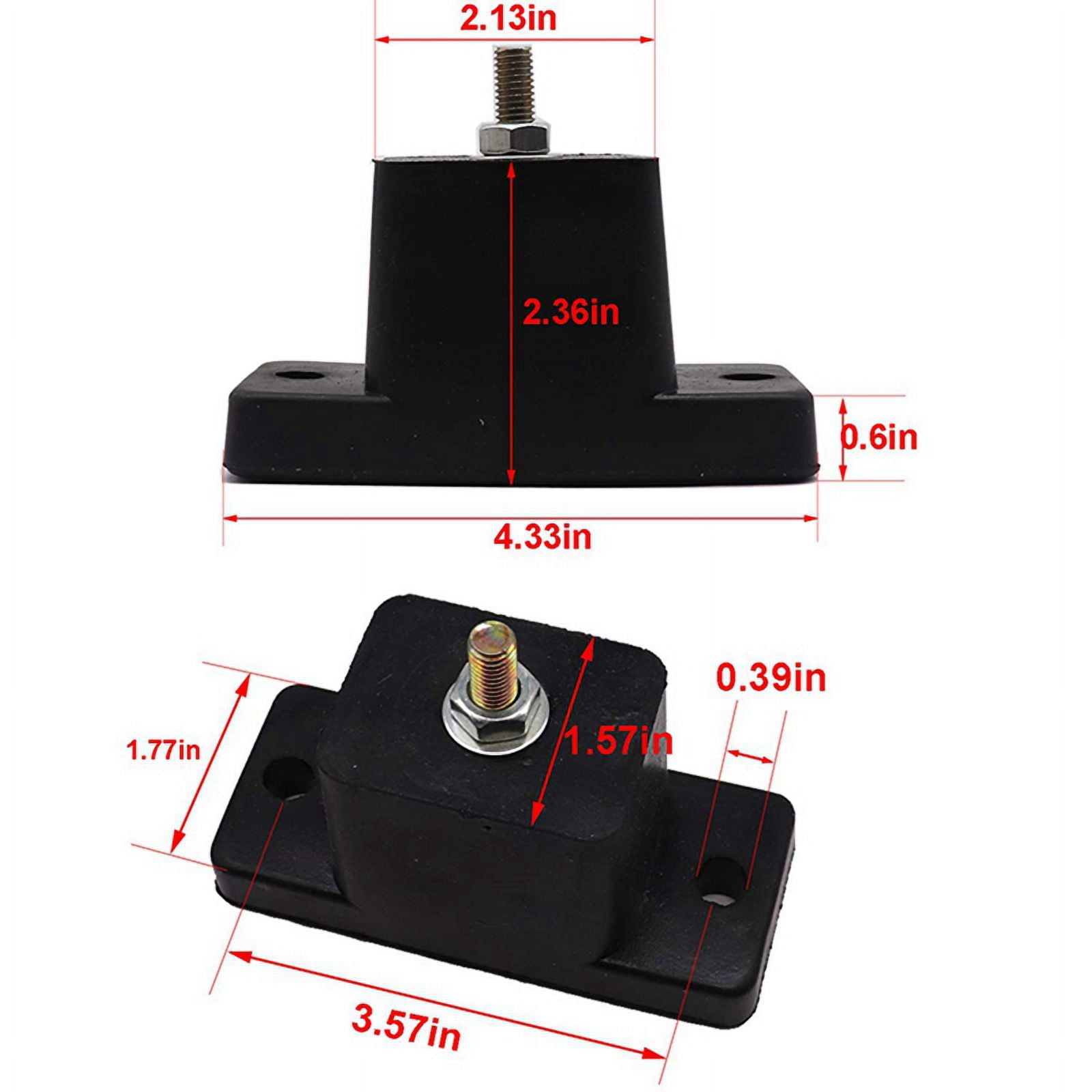 Black-Anti-Vibration Rubber Air Conditioner Vibration Isolator, Guest ...