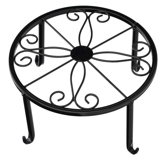 Black Antirust Plant Stand, Rustproof Strong Load-bearing Plant Stand ...