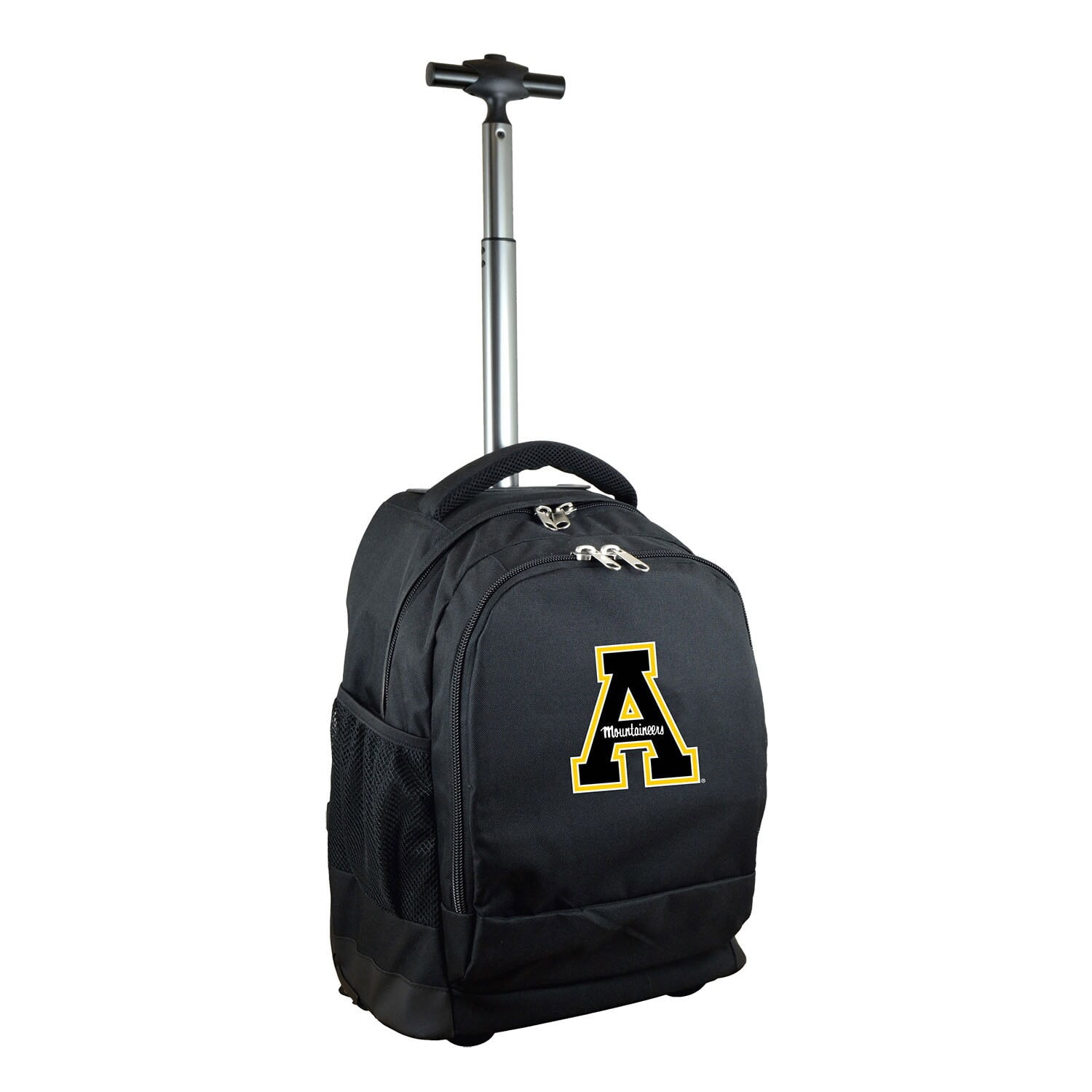 Black Appalachian State Mountaineers 19'' Premium Wheeled Backpack ...