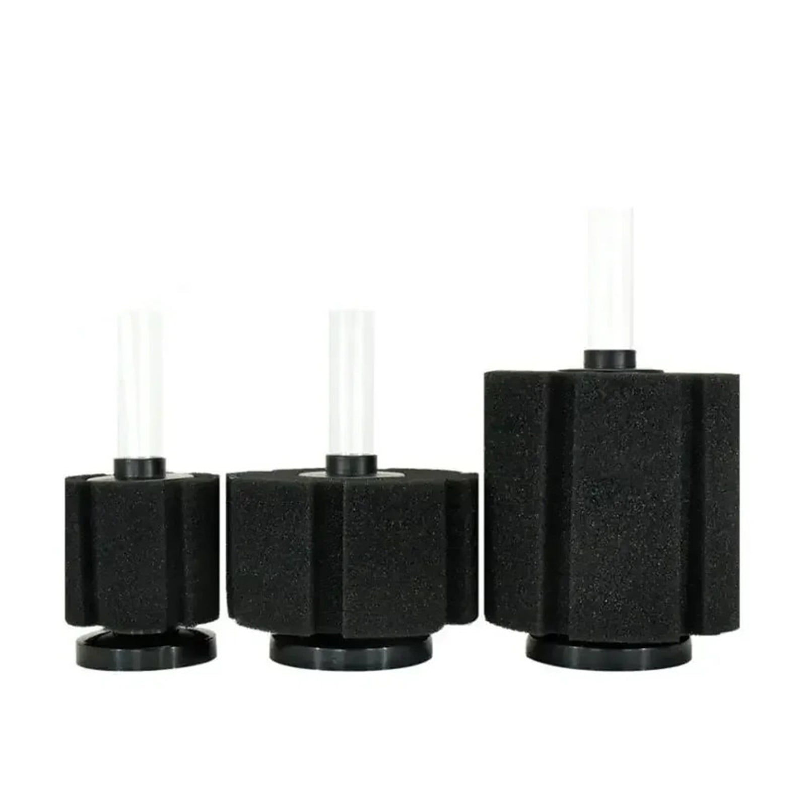 Black Aquarium Spong Filter for Fish Tank Air Pump Skimmer Biochemical ...