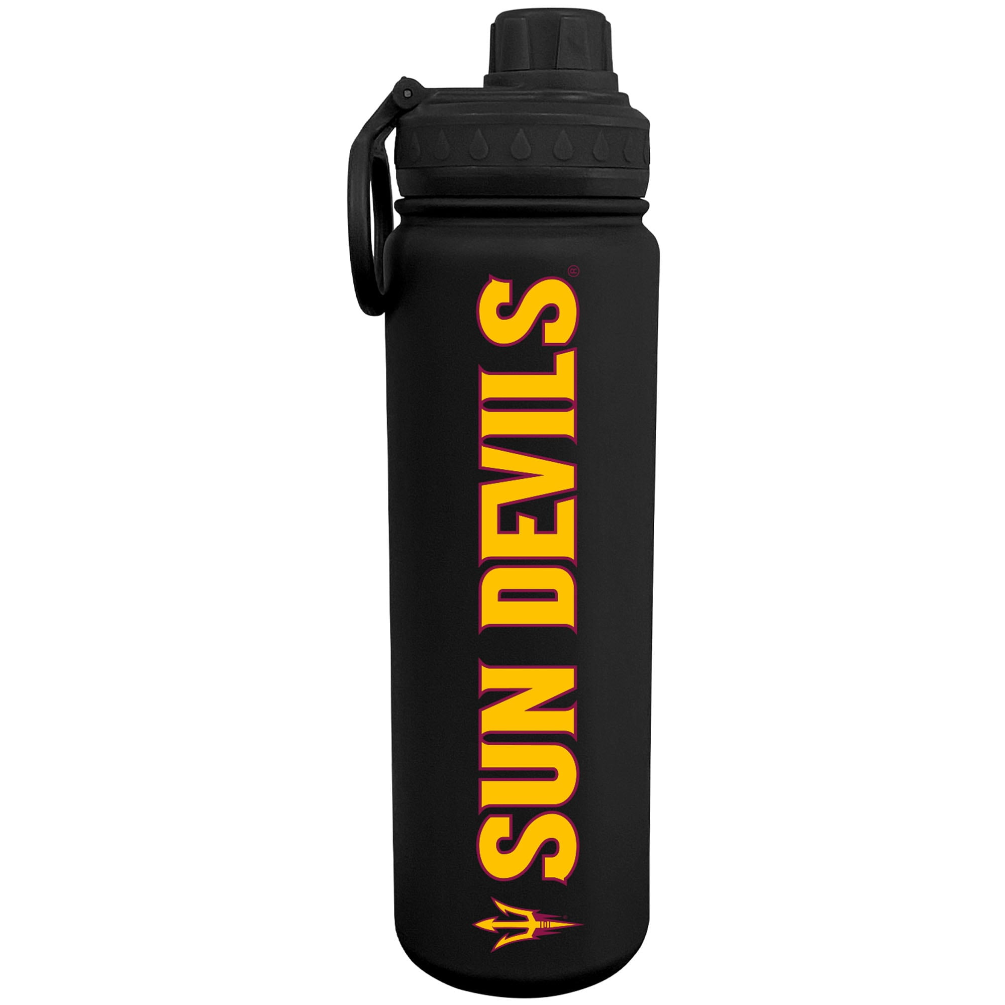Black Arizona State Sun Devils 24oz. Logo Stainless Sport Bottle ...