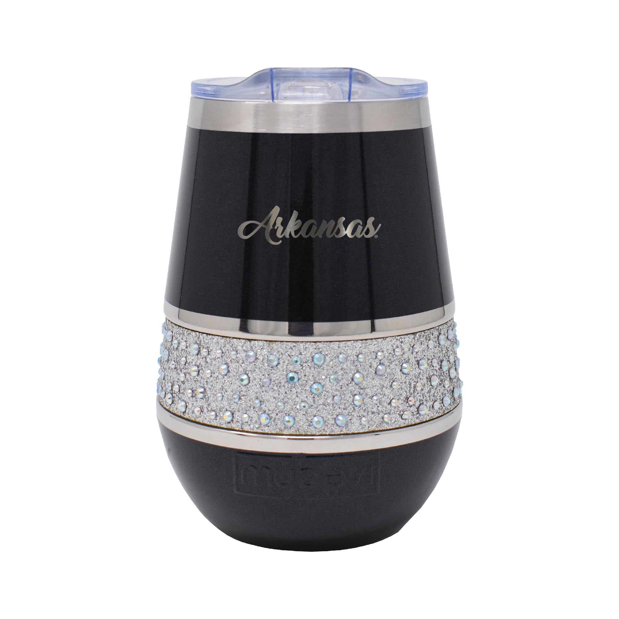 Black Arkansas Razorbacks 12oz. MyBevi Rhinestone Hollywood Rocks ...