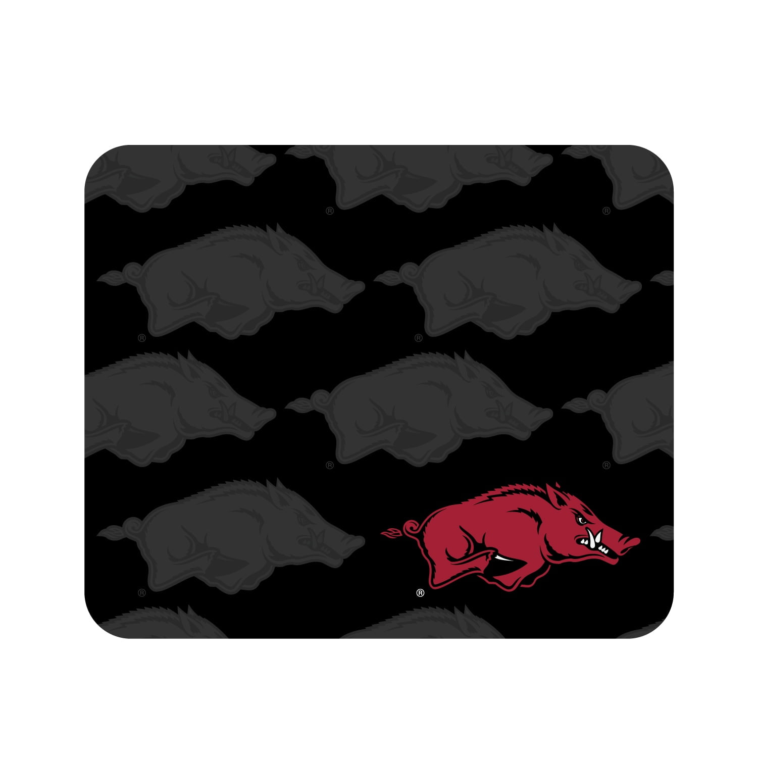 Black Arkansas Razorbacks Echo Logo Mouse Pad - Walmart.com