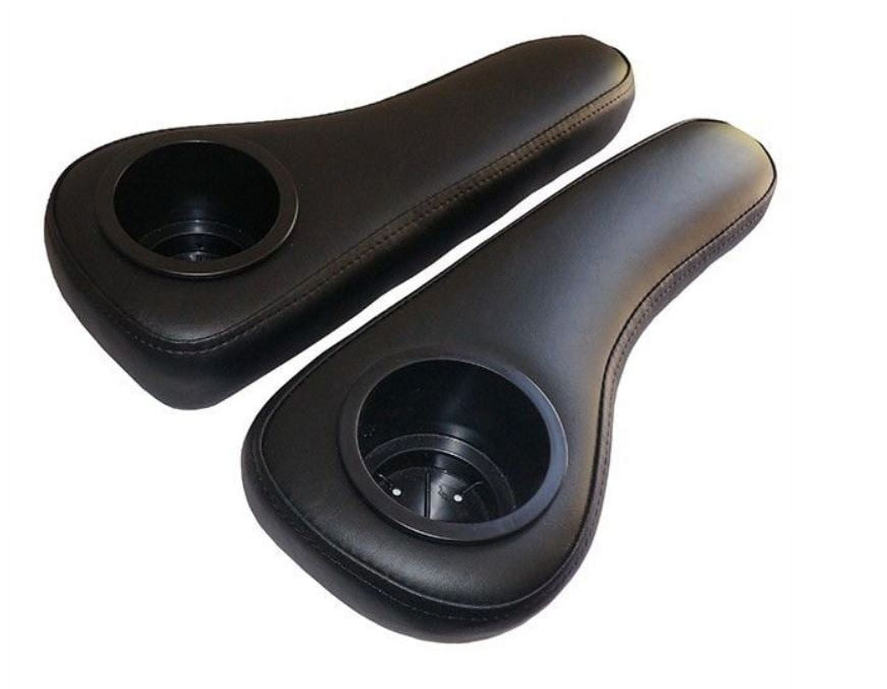 Black Arm Rests for Rear Seats for EZGO, Club Car & Yamaha Golf Carts ...