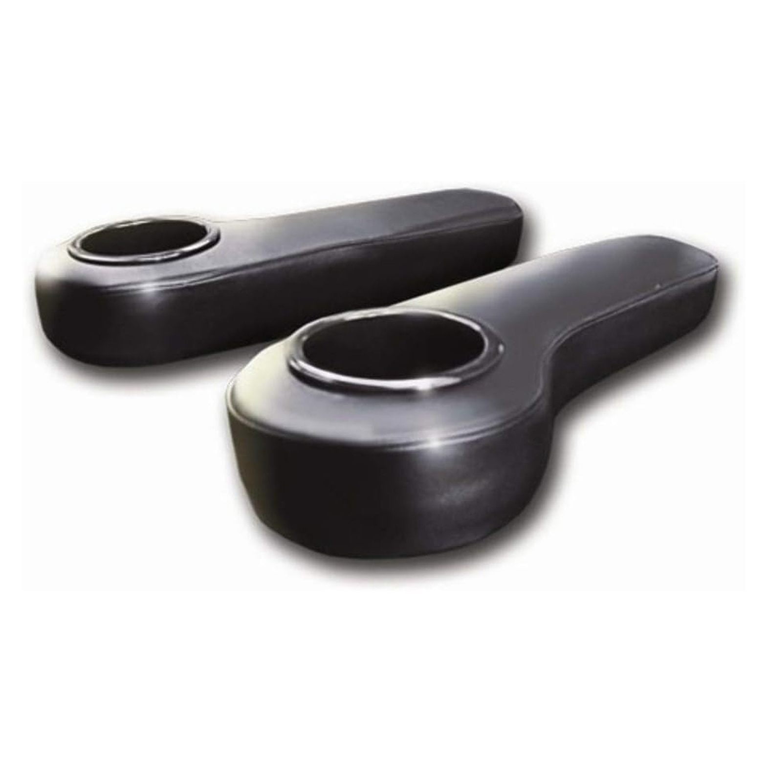 Black Arm Rests with Cup Holder Rear Seat Kit (Universal for All Golf ...
