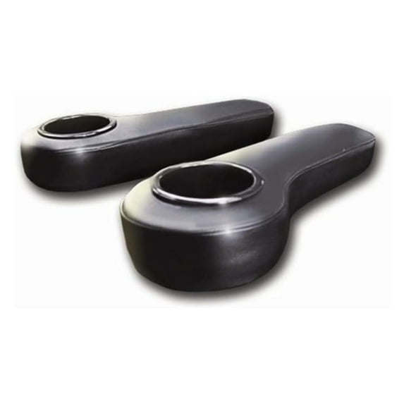 Black Arm Rests with Cup Holder Rear Seat Kit (Universal for All Golf ...