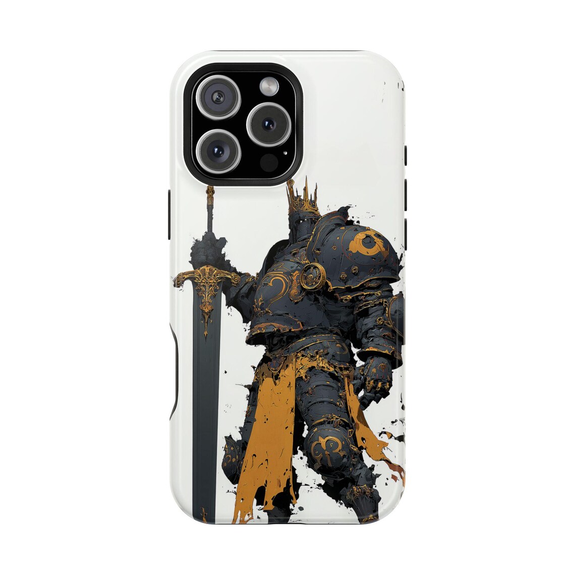 Black Armor Giant Knight Medieval Warrior Epic Design Phone Case for ...