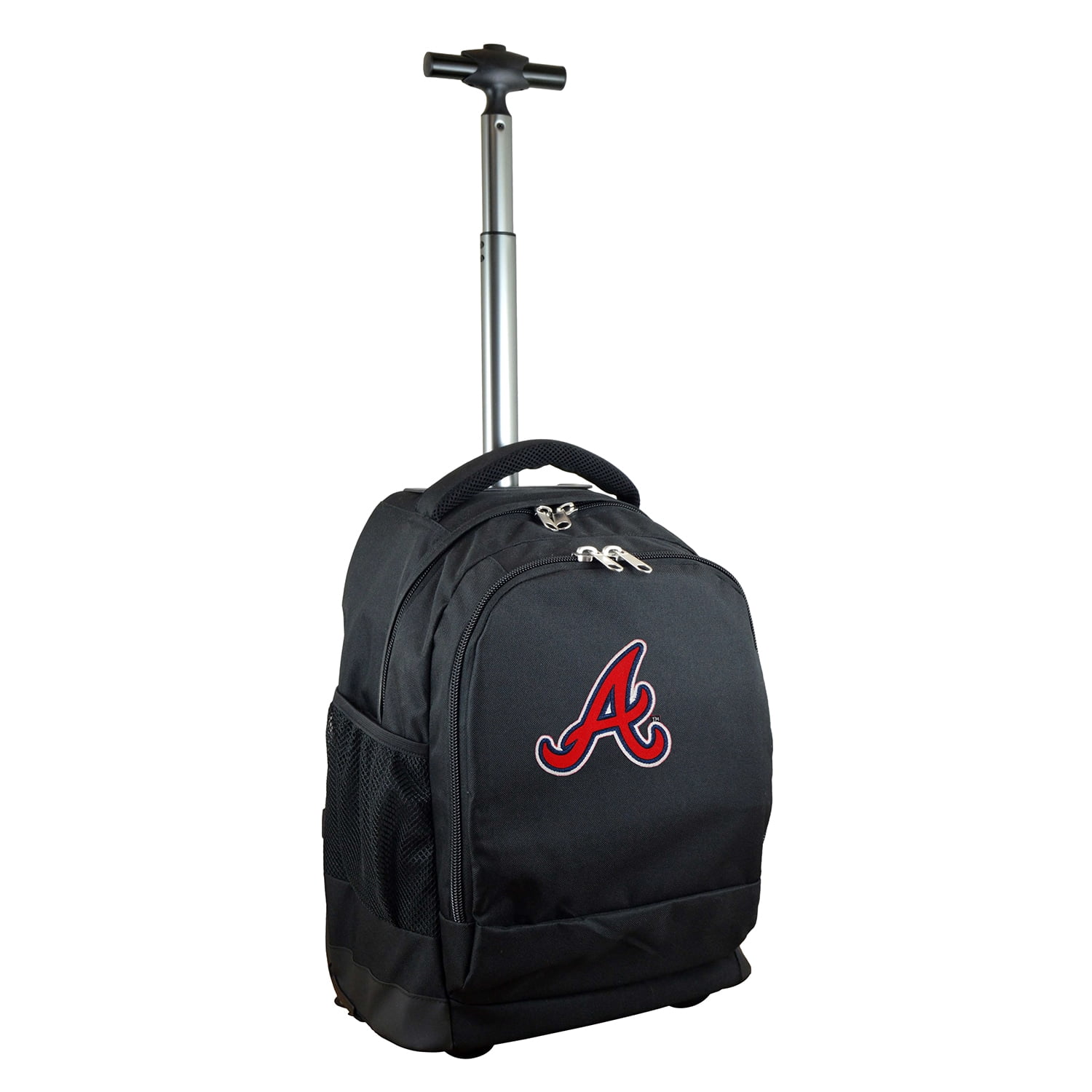 Black Atlanta Braves 19'' Premium Wheeled Backpack - Walmart.com