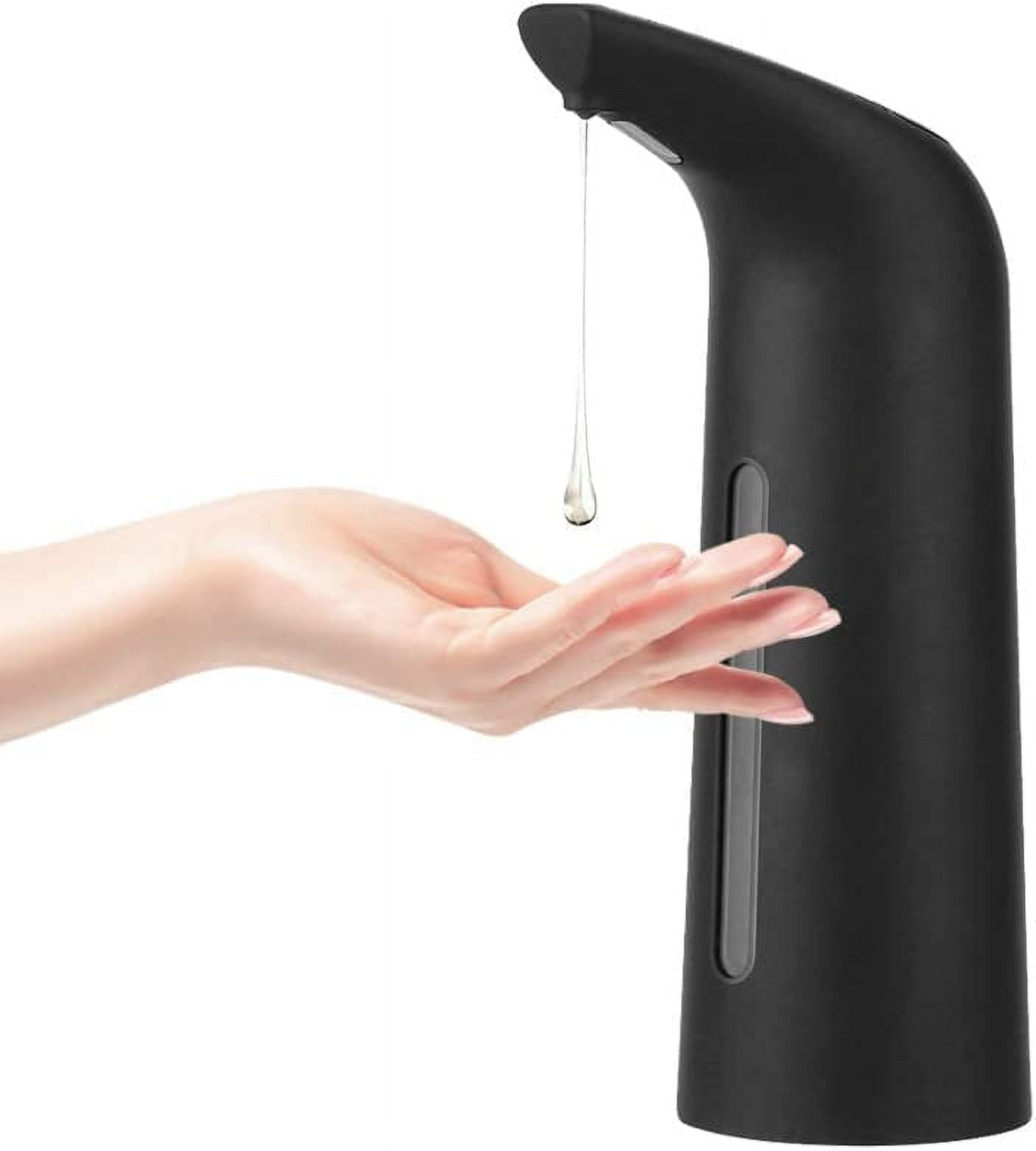 Black Automatic Soap Dispenser Touchless, Auto Liquid Soap Dispenser ...