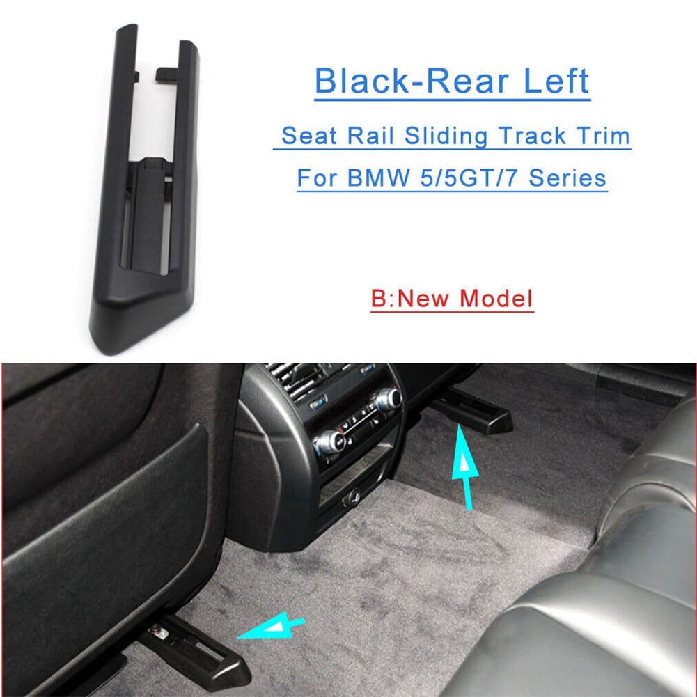 Black(B)Rear Left for Seat Rail Sliding Track Trim Cover for Bmw 5/5Gt ...