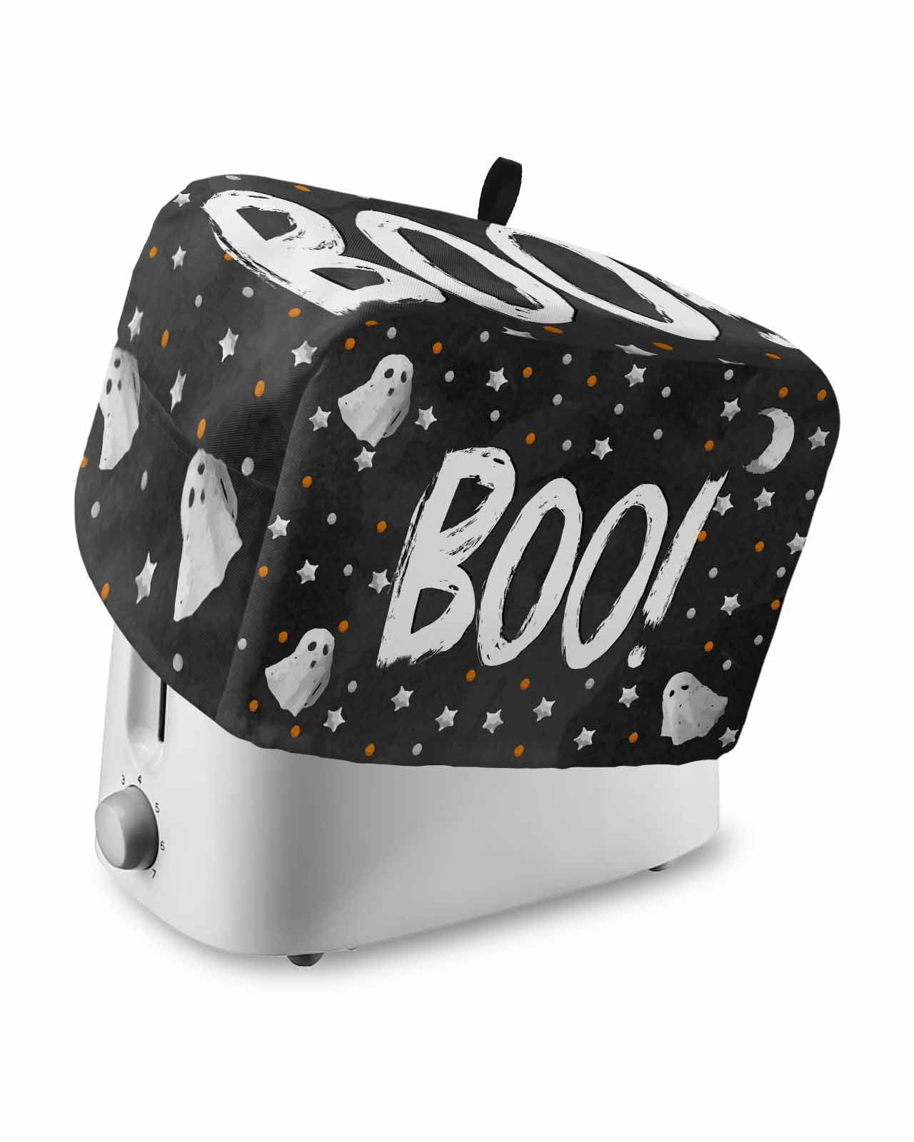 Black BOO Halloween Small Toaster Cover 2 Slice, Kitchen Appliance ...