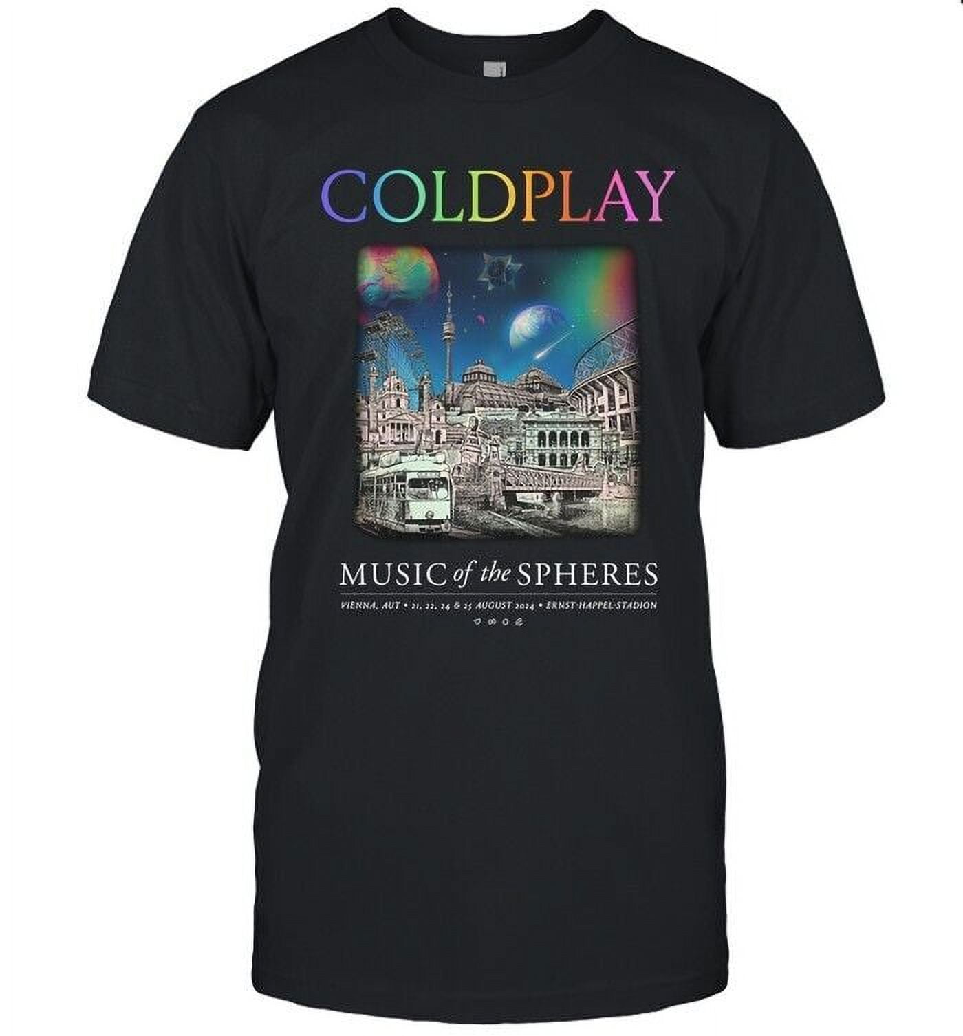 NEW Coldplay Vienna Music Of The Spheres Tour Shirt Vintage Retro ...