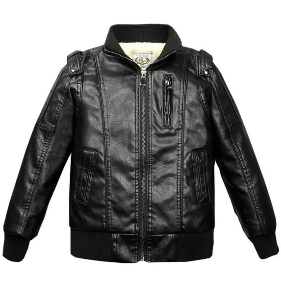 Black Baby Warm Fuzzy Motorcycle for Kids Girl Boy Fall Winter ...