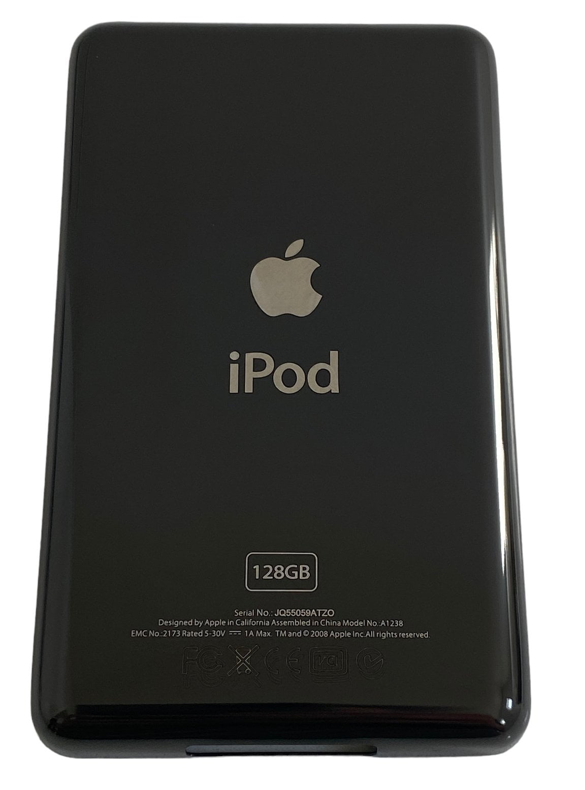 Black Back Plate Apple iPod Classic 6th 7th Housing Rear Thin Cover ...