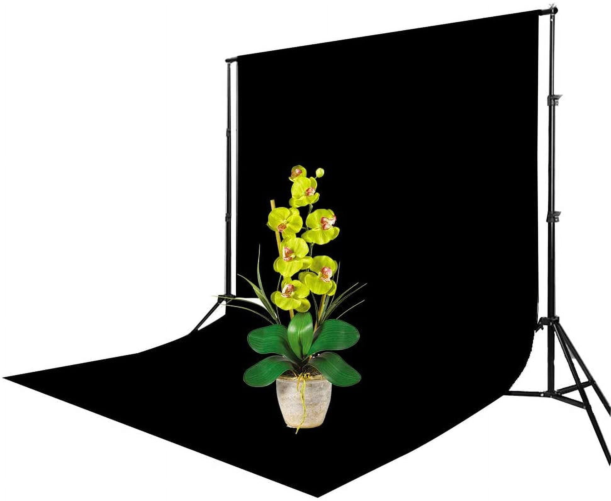 Black Backdrop, Photography Backdrops Professional Light Absorbing Non ...