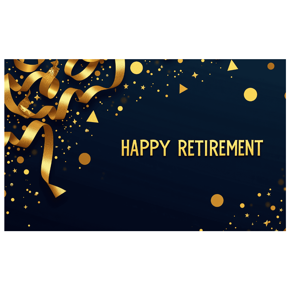 Black Background Banner with Golden Stars and Sparkles for Happy ...