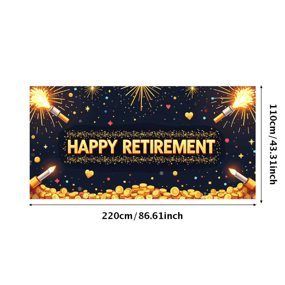 Black Background Banner with Golden Stars and Sparkles for Happy ...