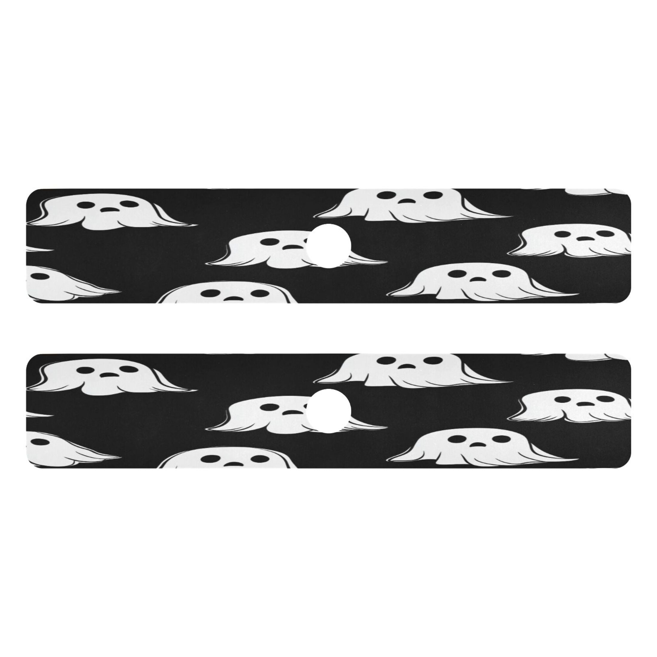 Black Background Ghost Extra Long Silicone Algae Sink Mat 30x5.4in 2 ...