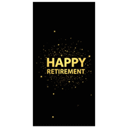 Ptriotic Soldier Happy Retirement Banner,Military ARMY/NAVY/AIR FORCE ...